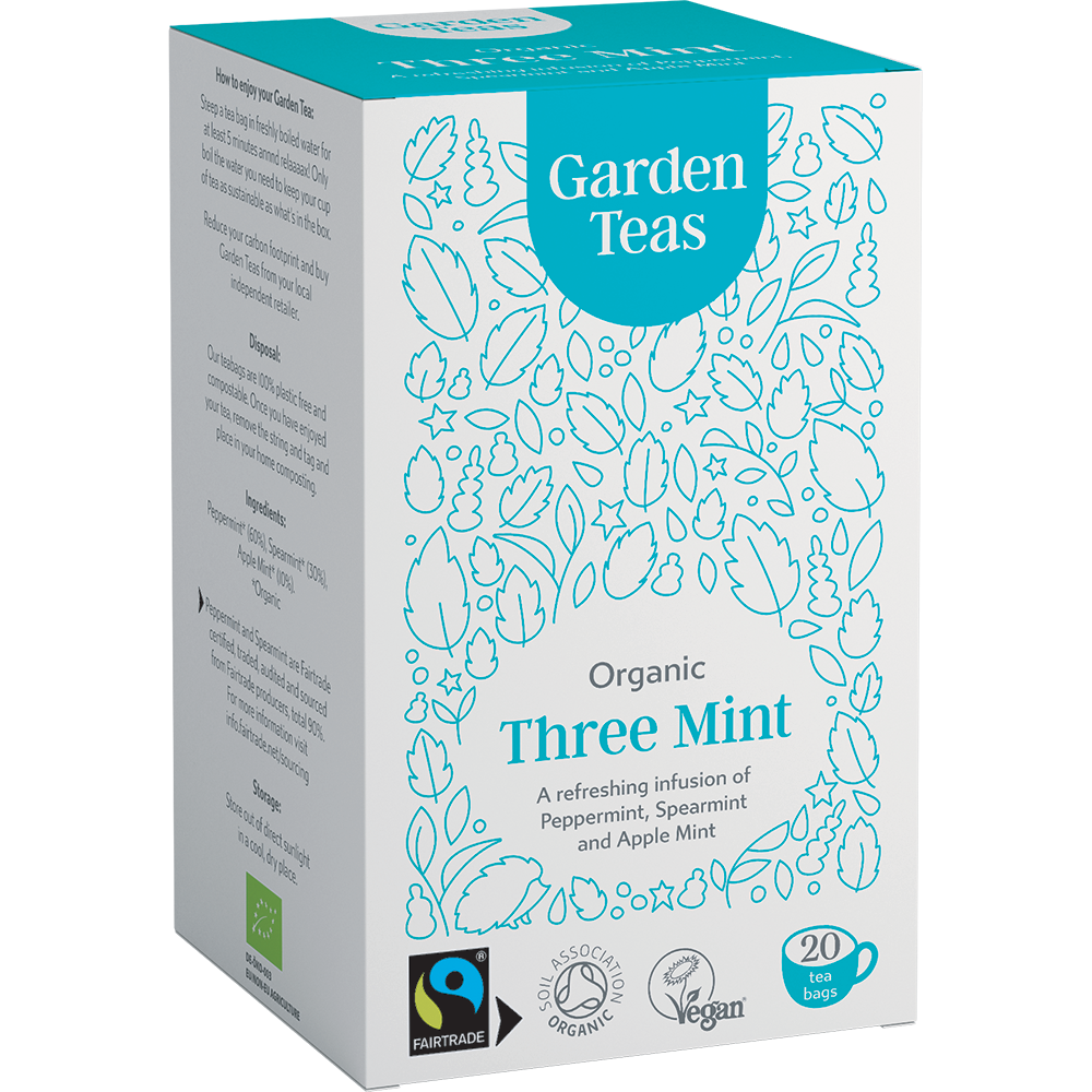 Garden Teas Garden Teas Organic Fairtrade Three Mint Infusion 20 ...