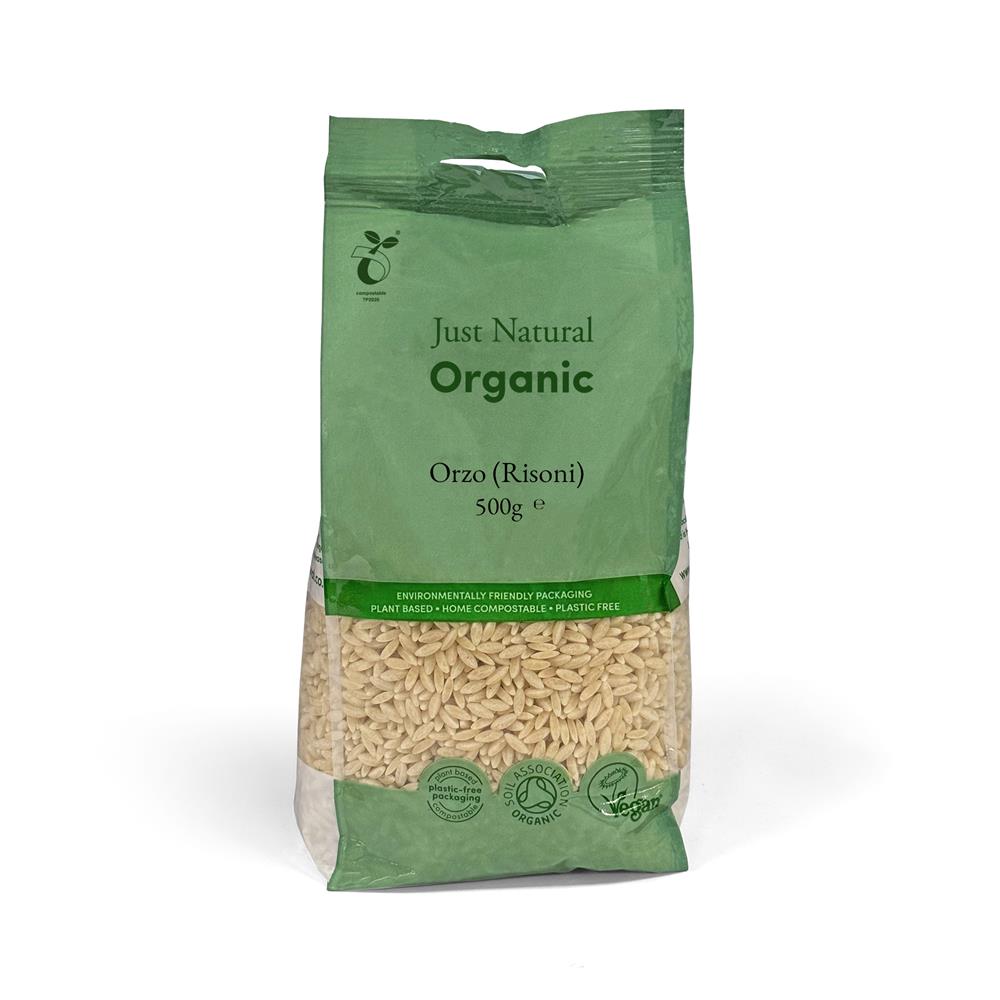 Just Natural Organic Orzo (Risoni) White 500g
